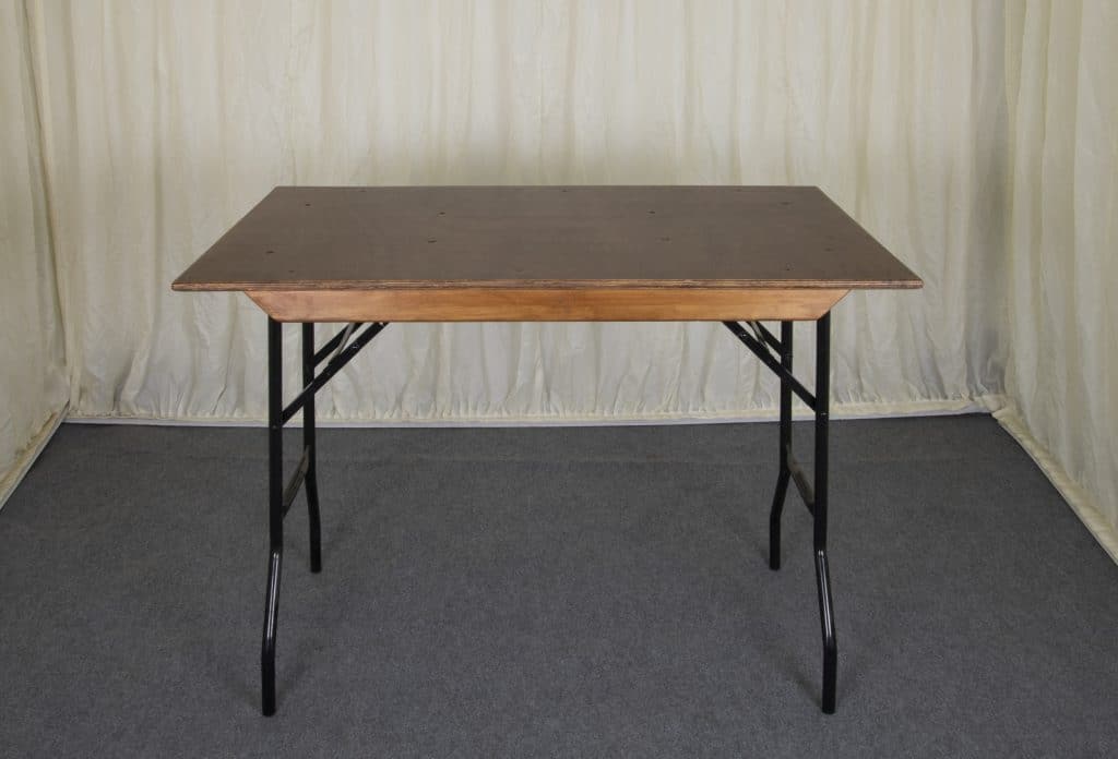 4' x 3' High Bar Trestle Table - Jubilee Hire